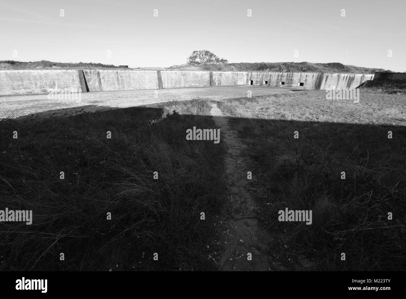 An American civil war fortress in Pensacola Stock Photo - Alamy
