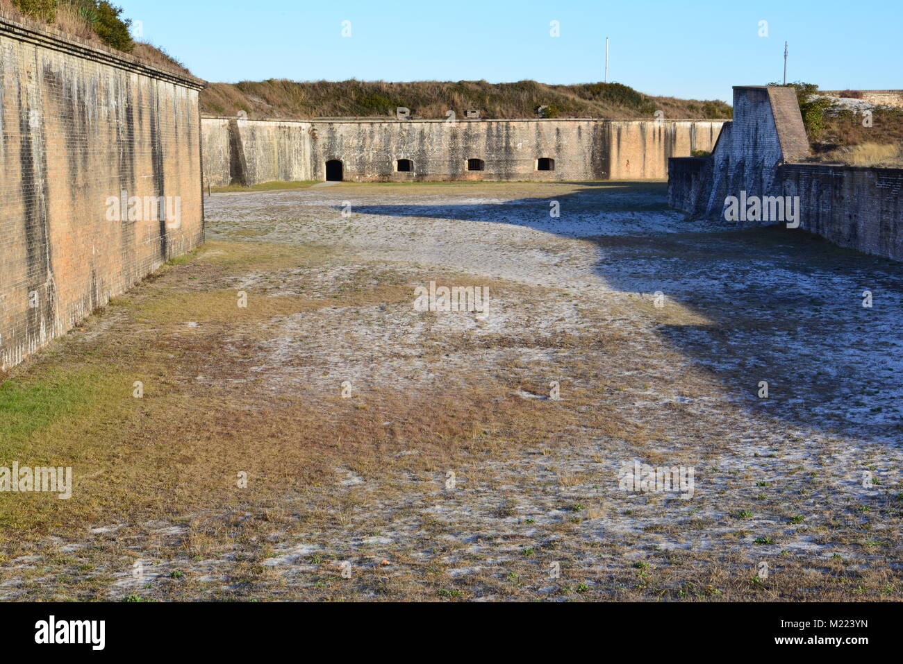 An American civil war fortress in Pensacola Stock Photo - Alamy