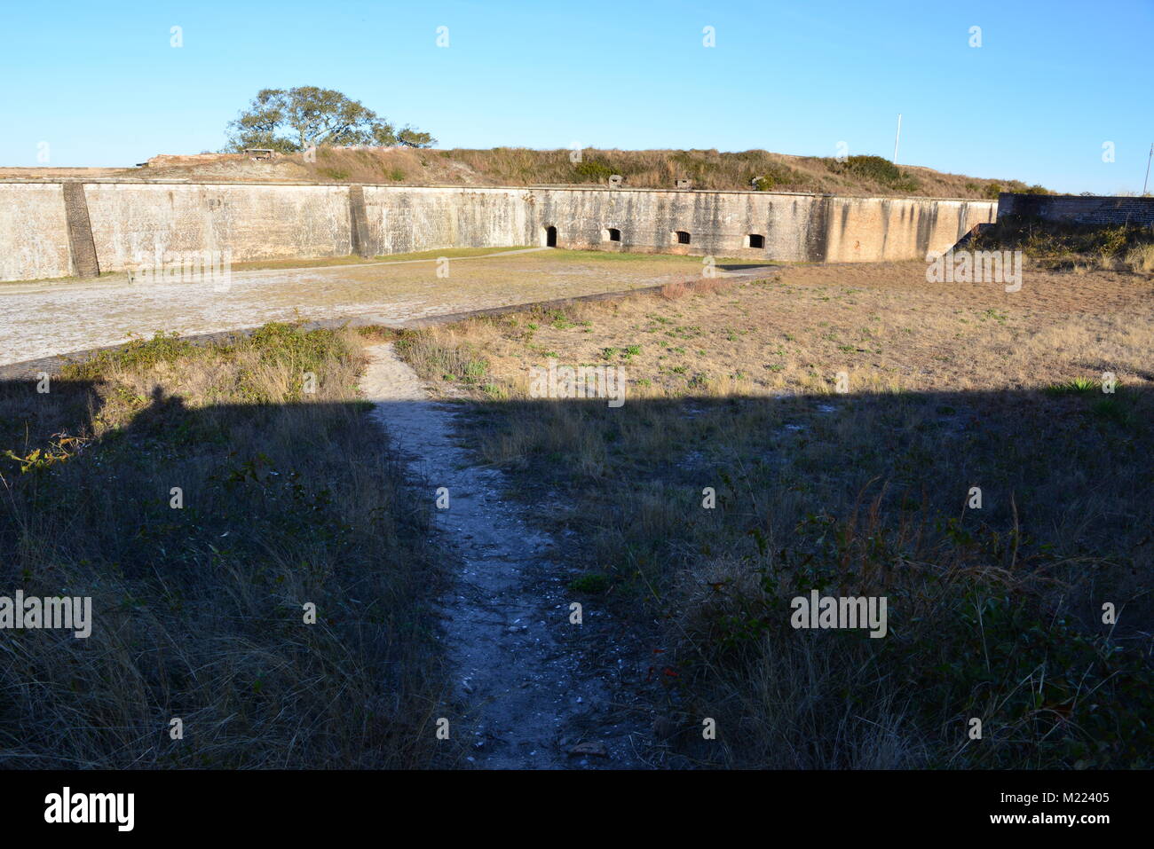An American civil war fortress in Pensacola Stock Photo - Alamy