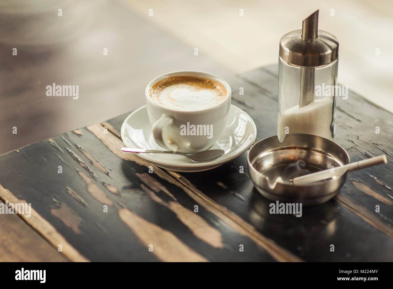 Coffee shop setting inside Stock Photo - Alamy
