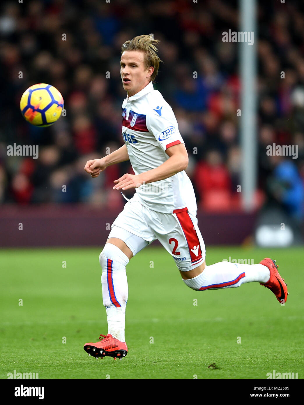 Stoke City's Moritz Bauer during the Premier League match at the ...