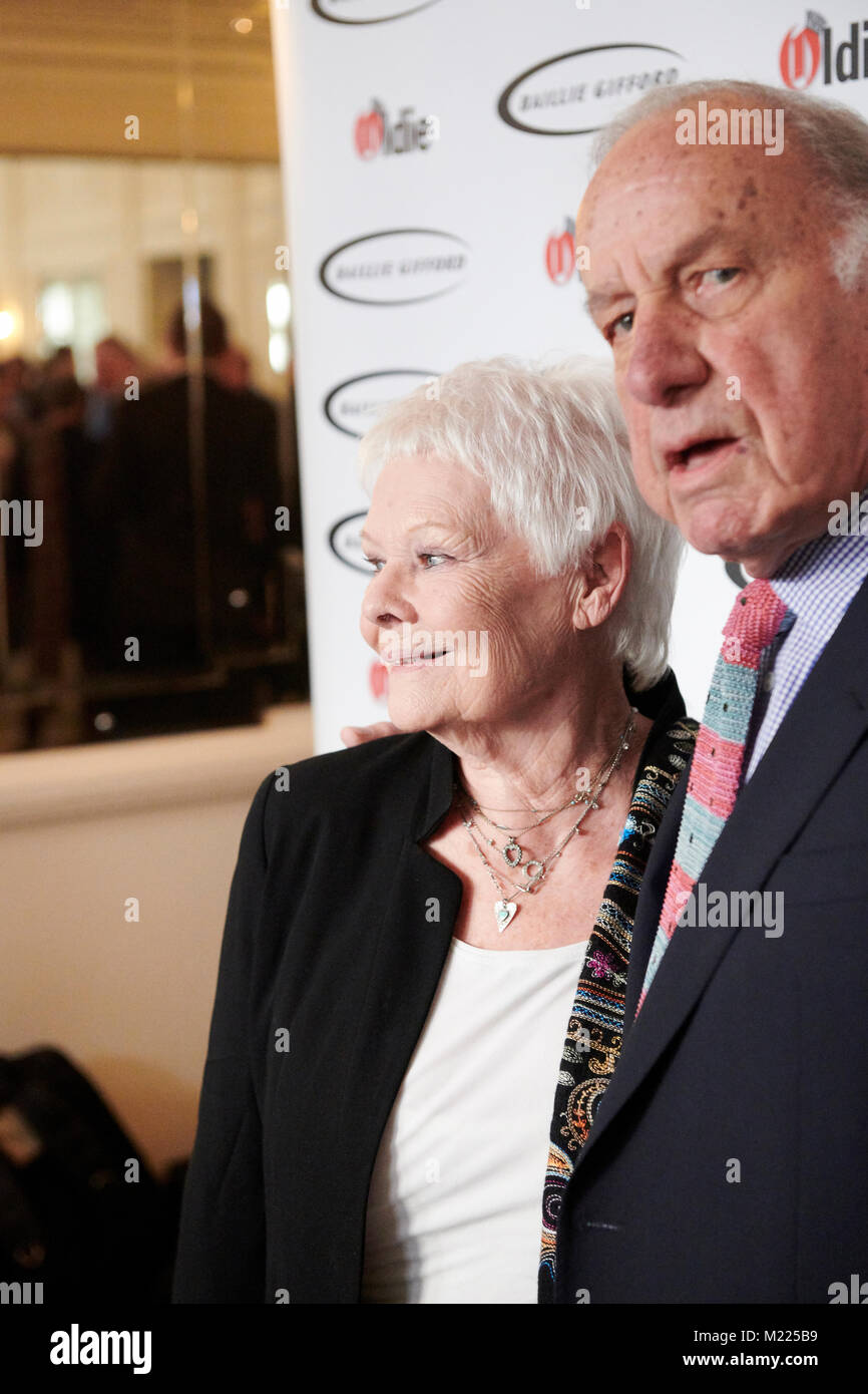 Dame Judy Dench & Geoffrey Palmer at The Oldie of the Year Awards 2018 ...