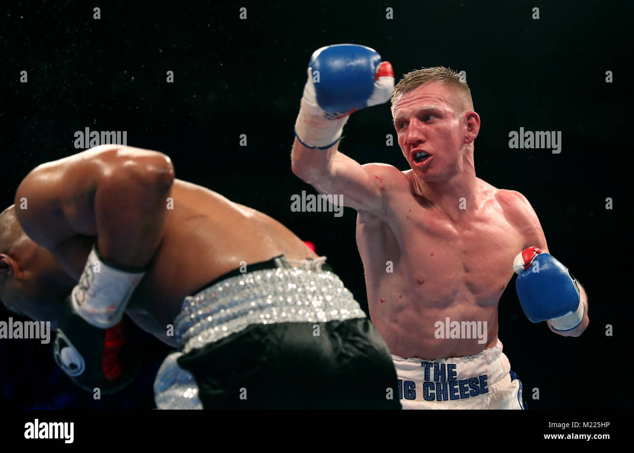 Ted Cheeseman during the WBA International Super-Welterweight ...