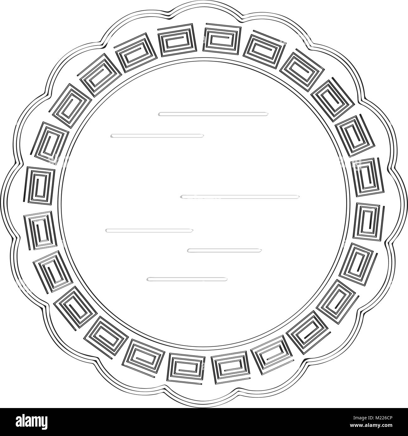 Empty chinese label Stock Vector Image & Art - Alamy