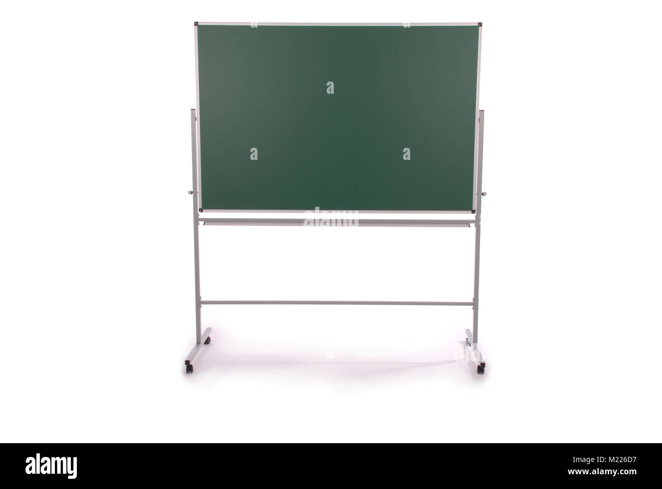 Clean green board isolated on white background Stock Photo - Alamy