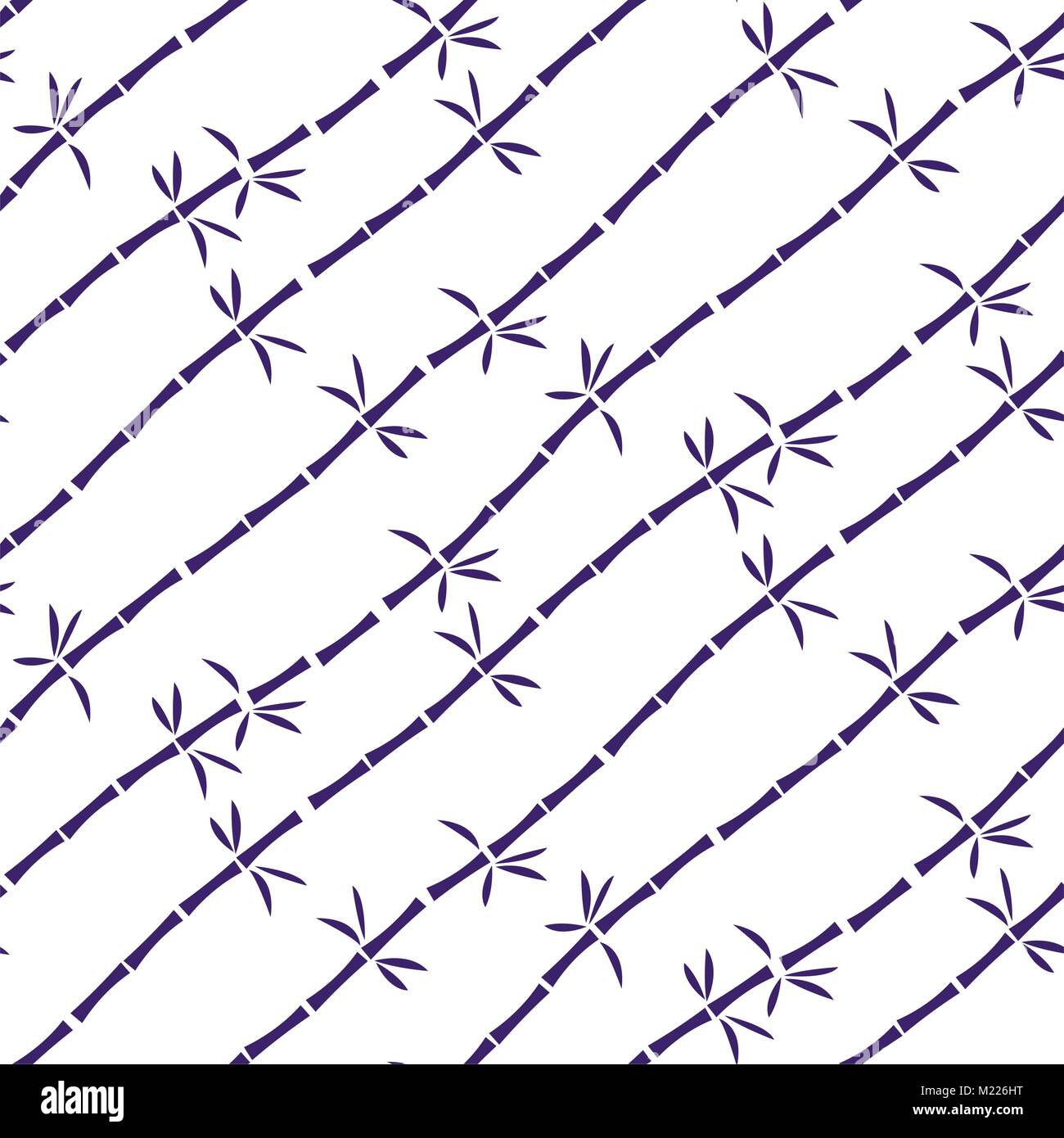 Bamboo plant simple seamless pattern Stock Vector Image & Art - Alamy