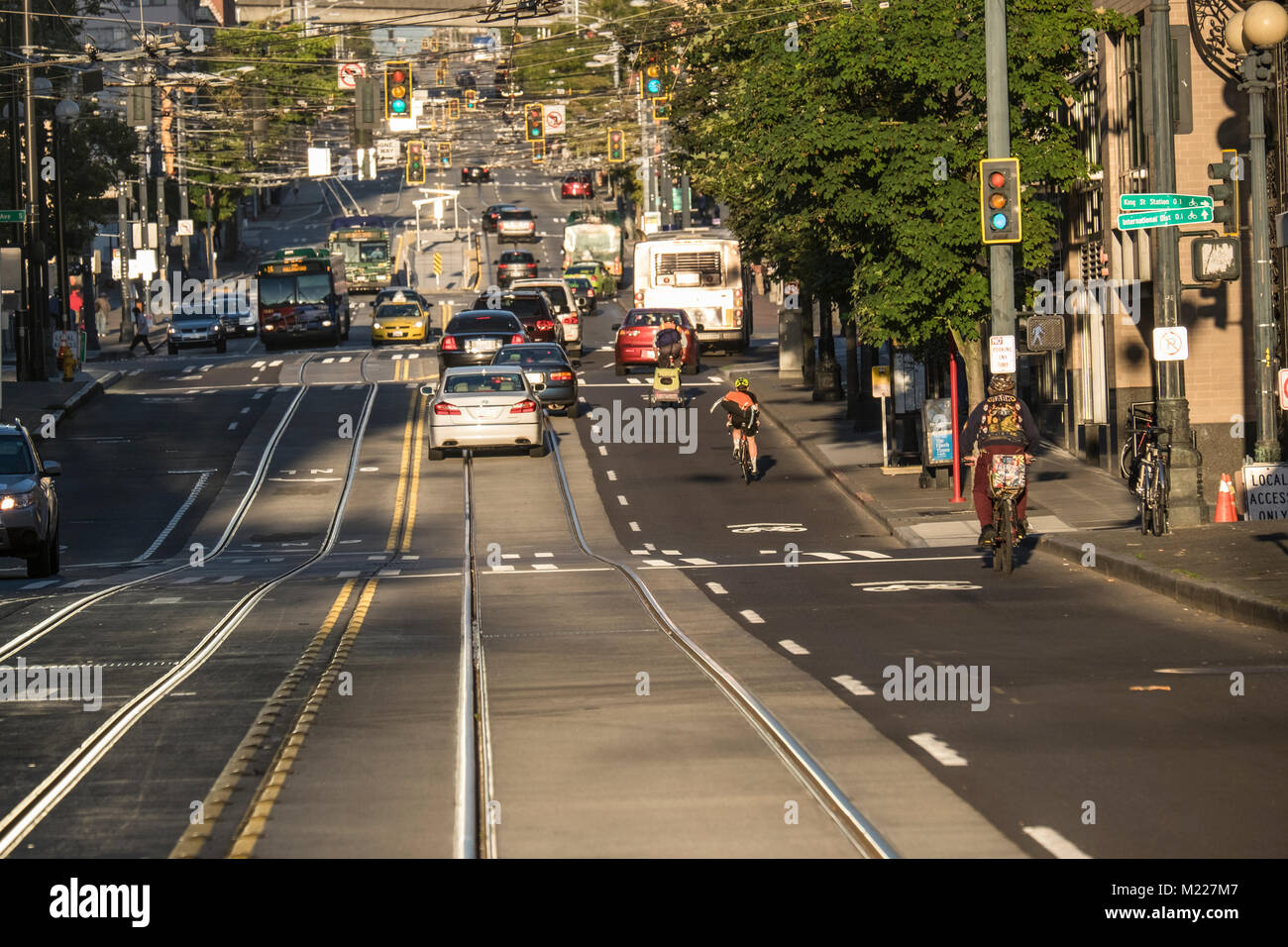 Jackson street sign seattle hi-res stock photography and images - Alamy