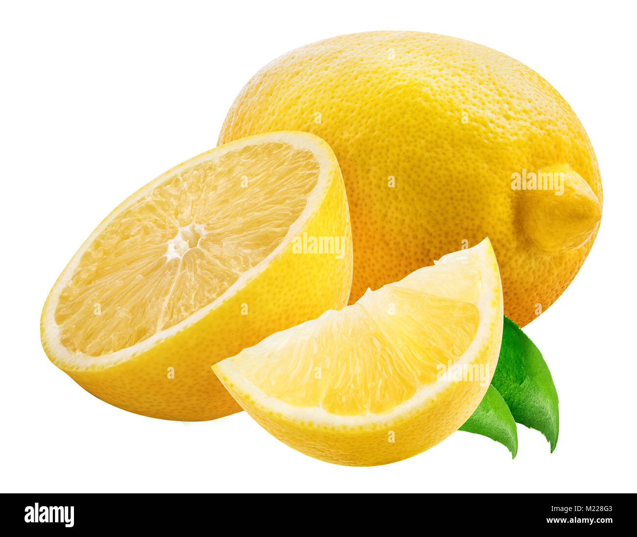 Collection of lemon fruits isolated on white with clipping path Stock ...
