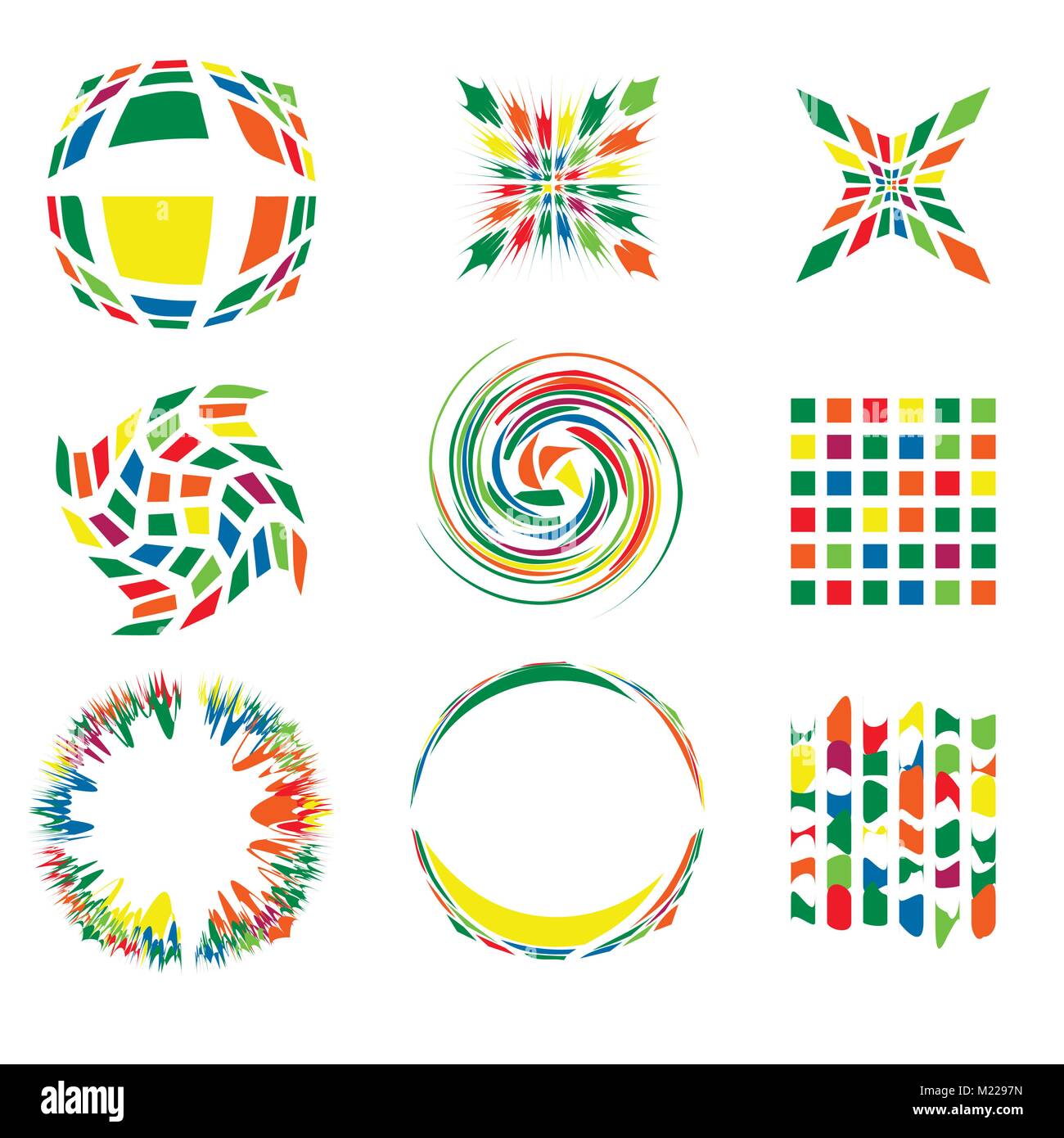 Abstract text circle design Cut Out Stock Images & Pictures - Alamy