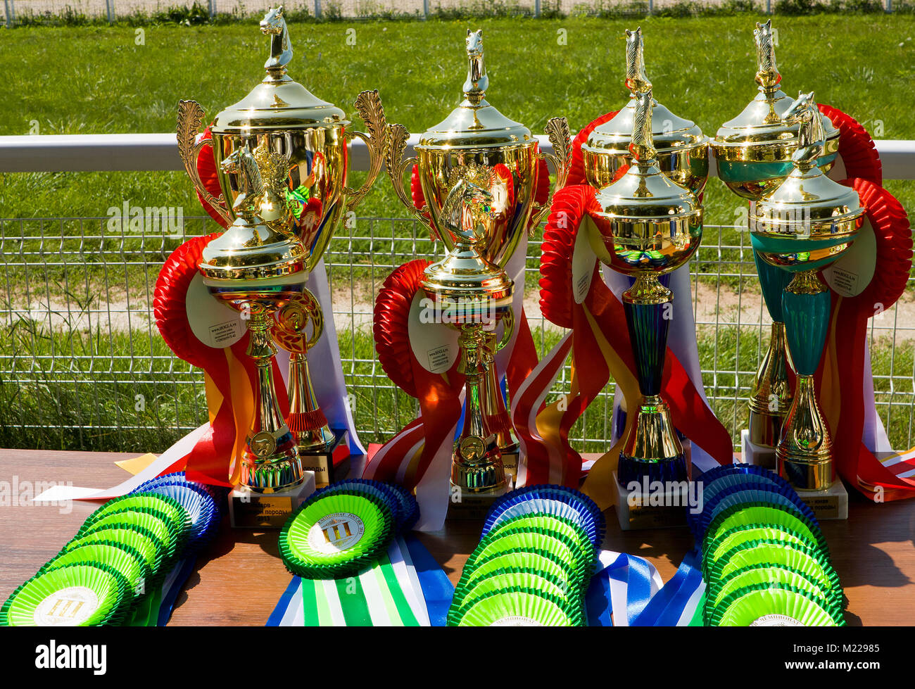 Cups For Winners Stock Photo - Alamy