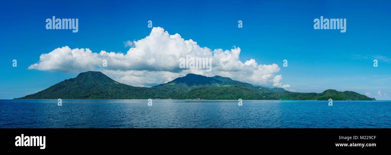 Stunning panorama of Camiguin island, Philippines Stock Photo - Alamy