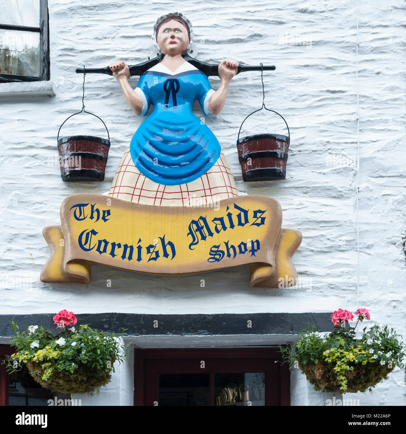 The cornish maids shop polperro hi-res stock photography and images - Alamy