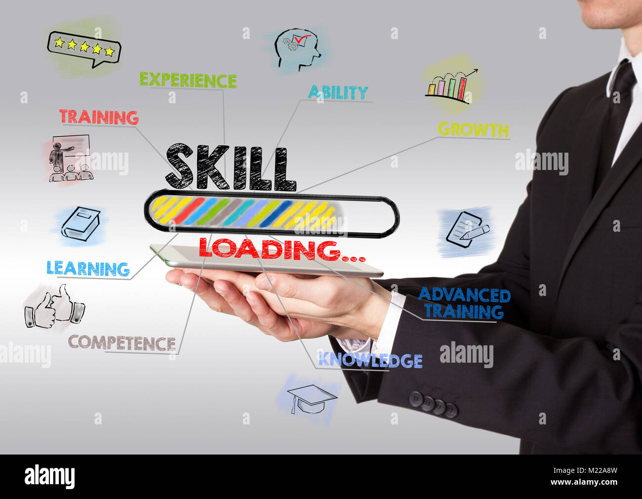 Skill development illustration hi-res stock photography and images - Alamy