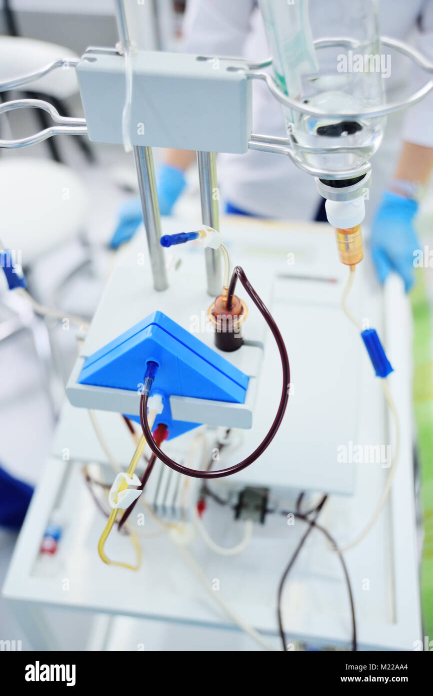 Procedure purification blood plasma hi-res stock photography and images ...