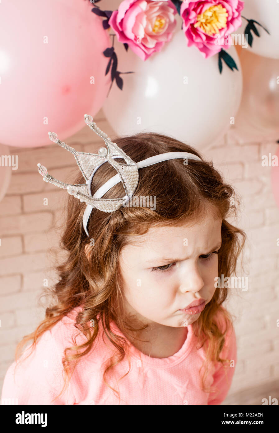 The cute little princess Stock Photo - Alamy