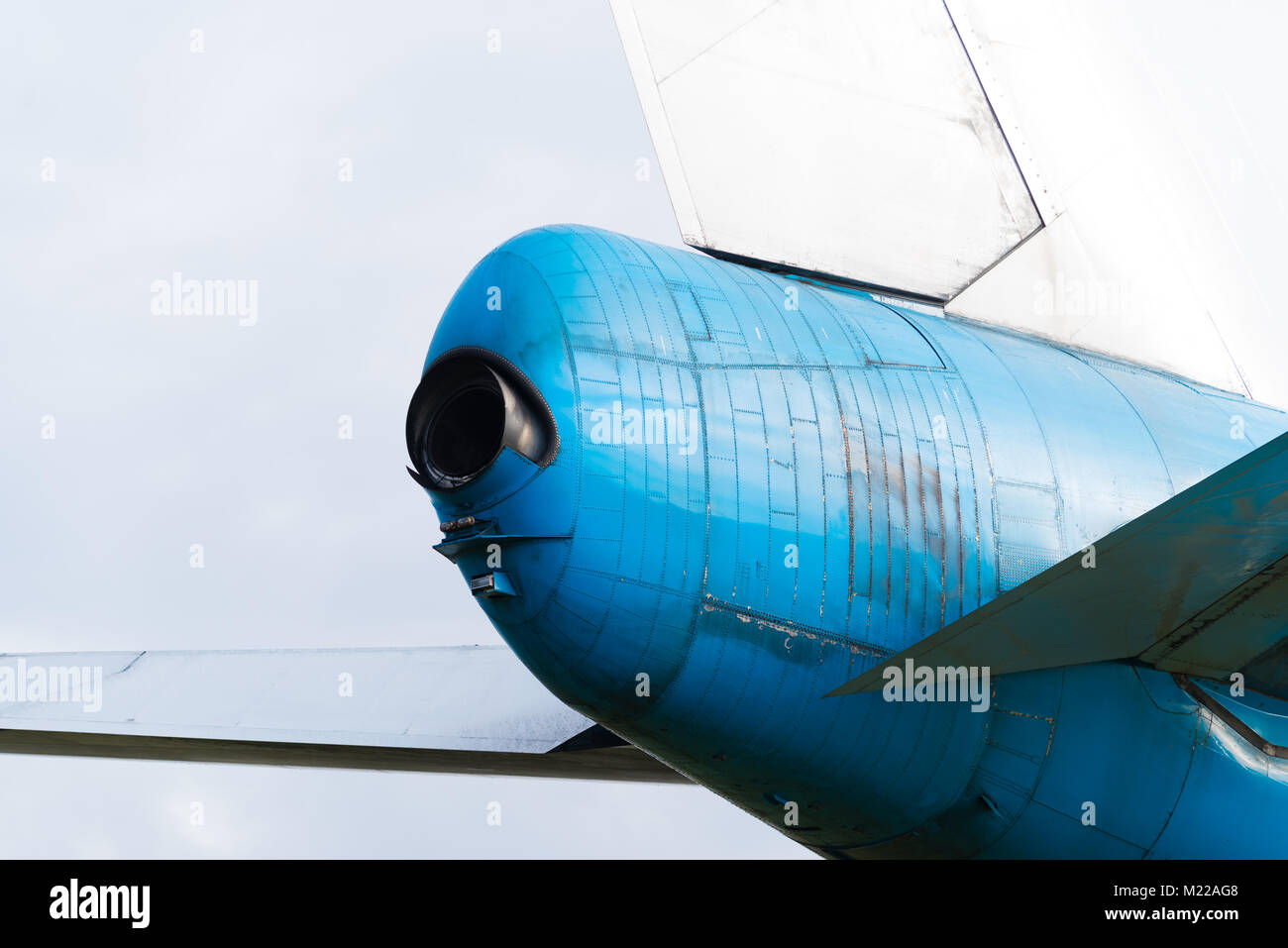 tail of a commercial passenger airplane Stock Photo - Alamy