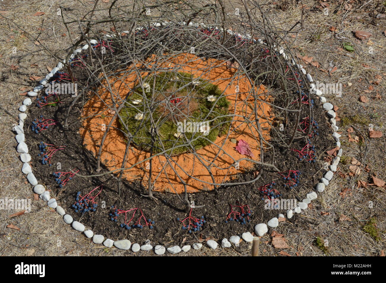 Land art creation Stock Photo - Alamy
