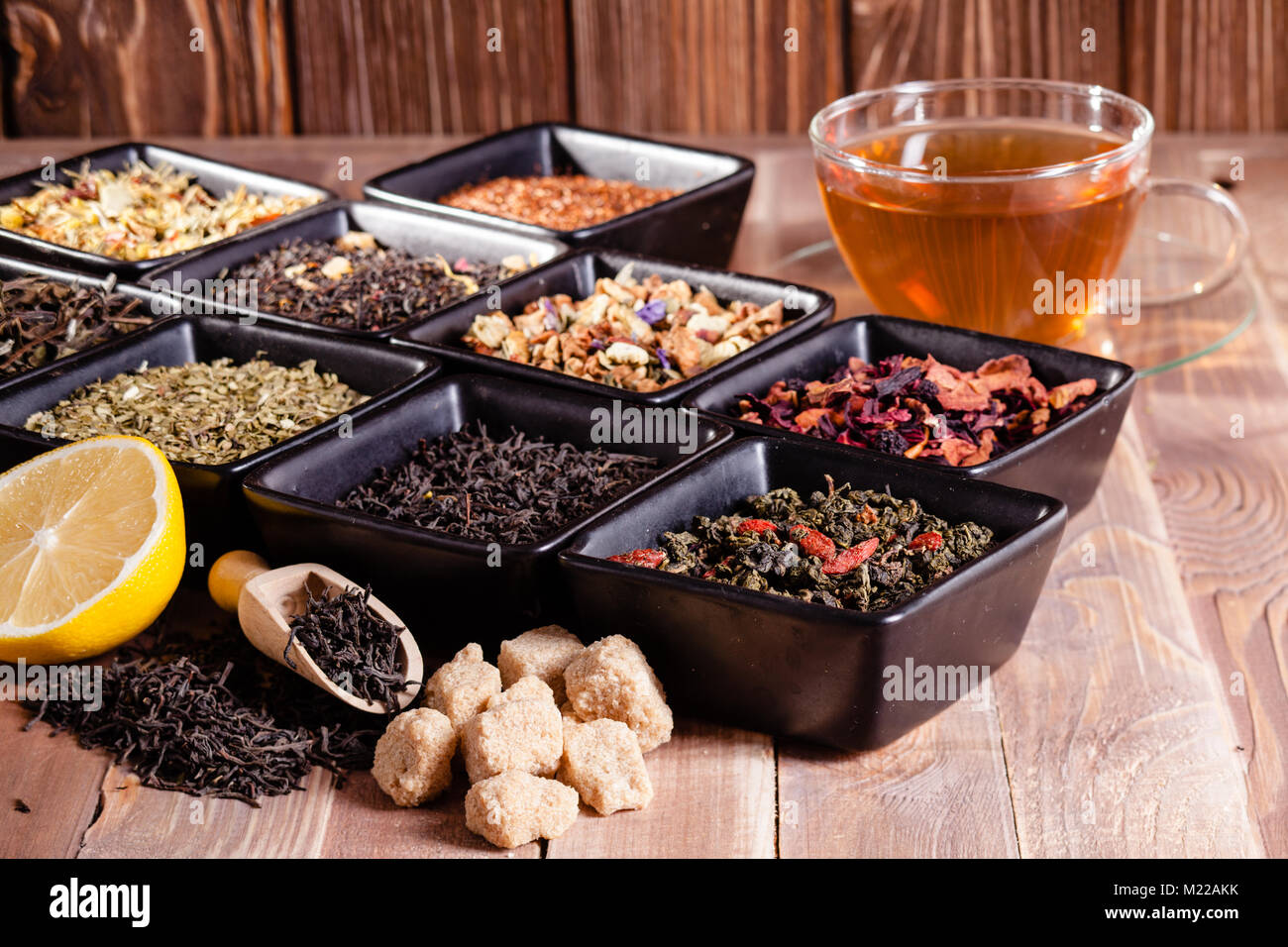 Various types of tea Stock Photo - Alamy