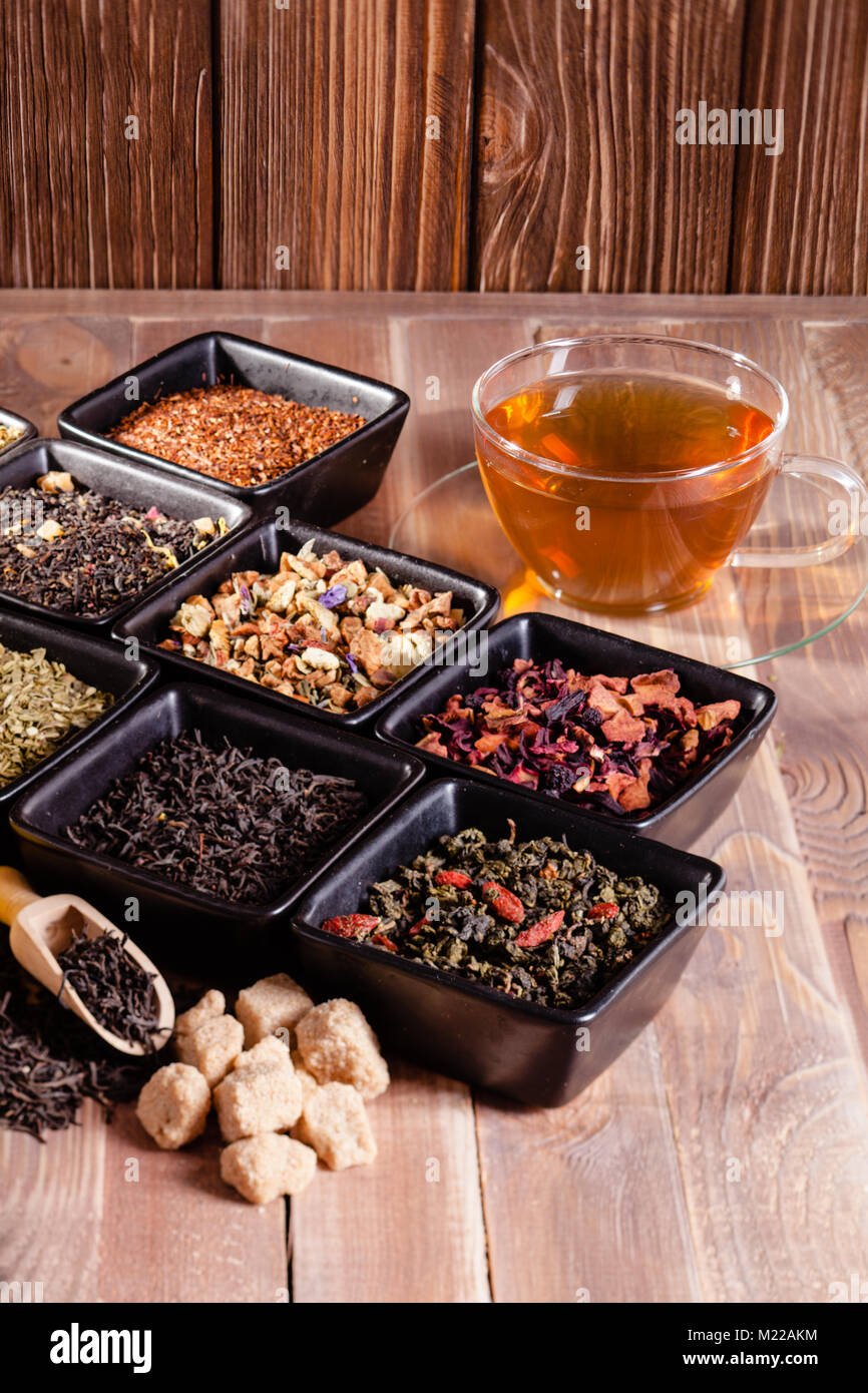 Various types of tea Stock Photo - Alamy