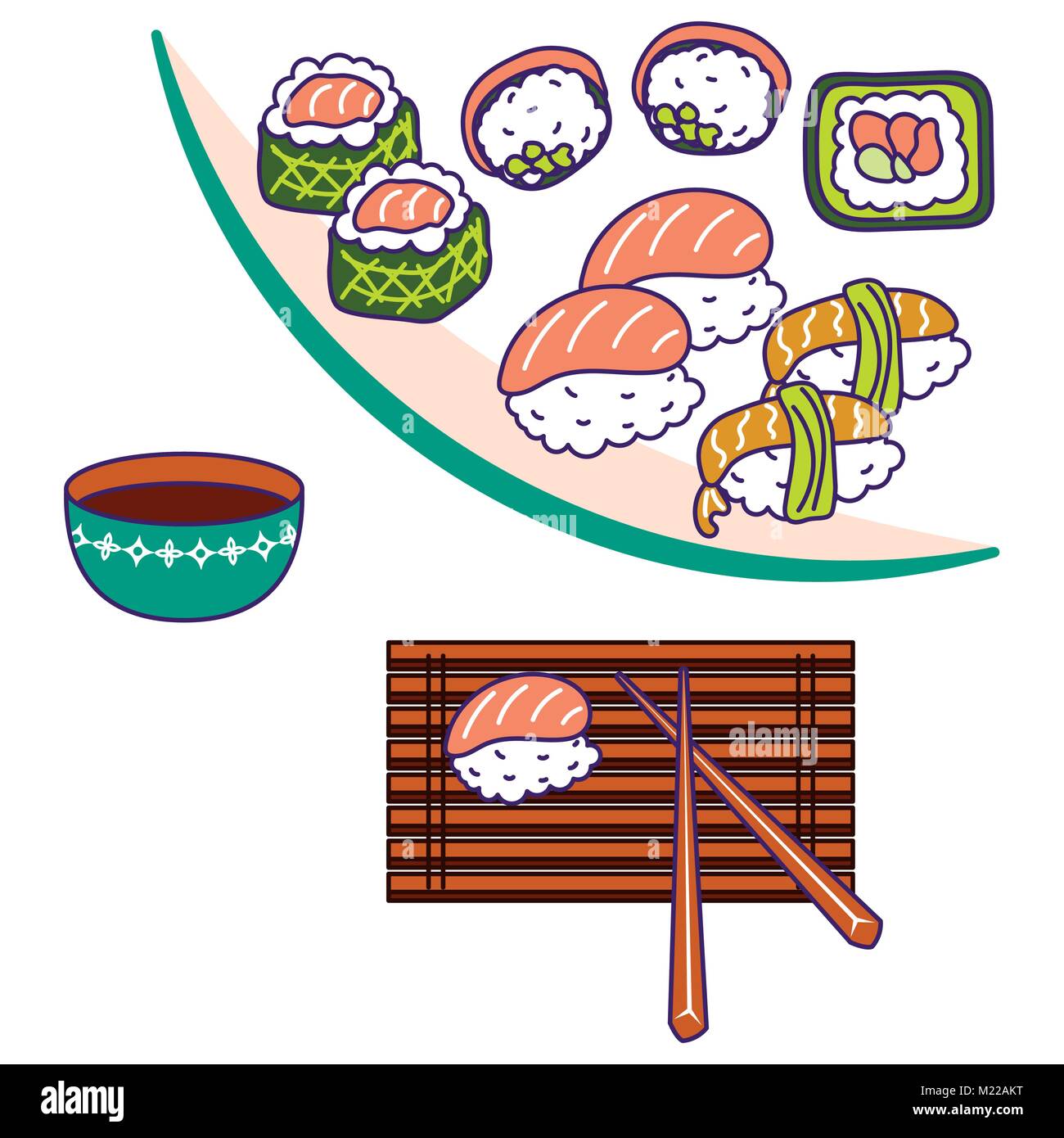 Rice on plate icon animation Cut Out Stock Images & Pictures - Alamy