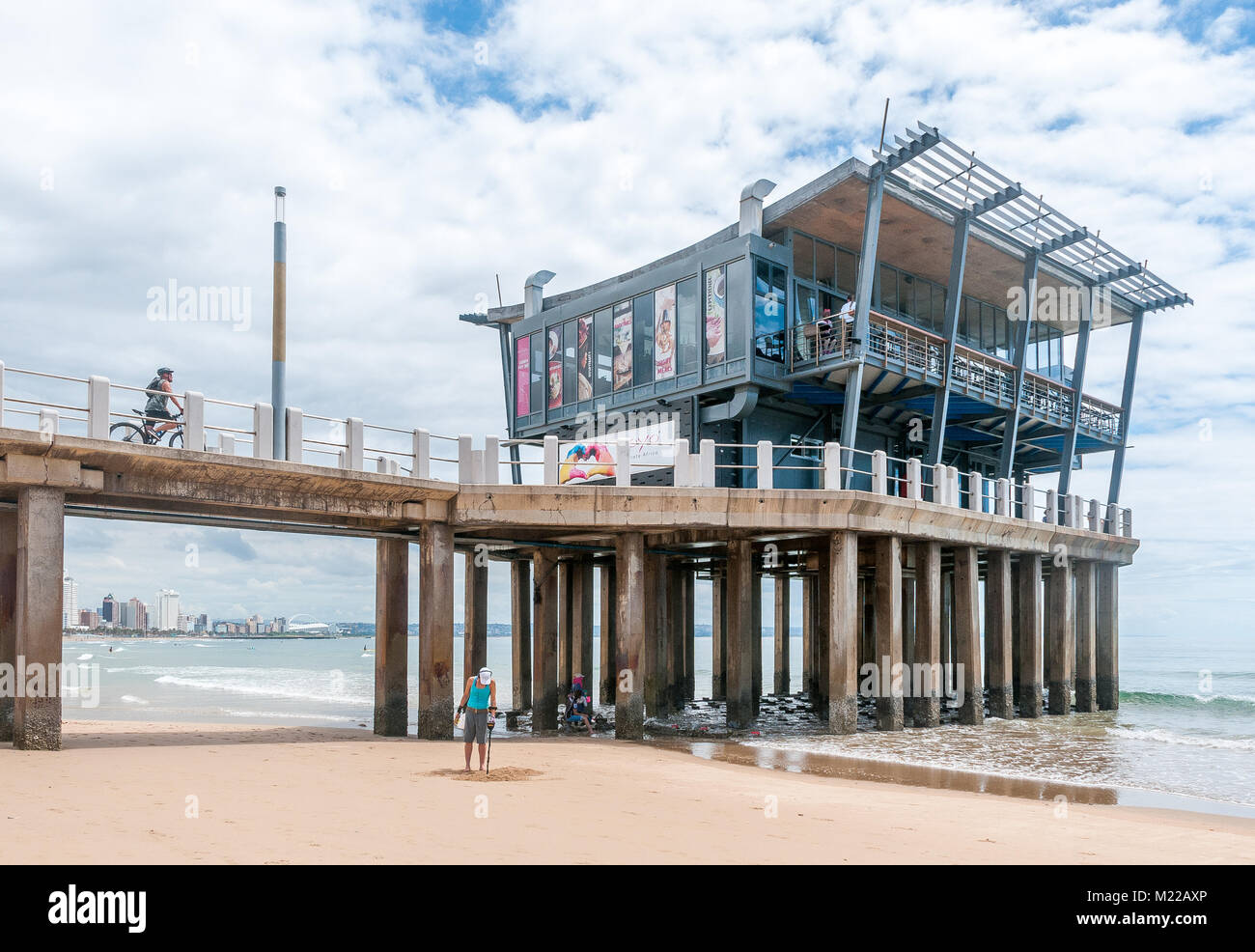 Durban beach pier hi-res stock photography and images - Alamy