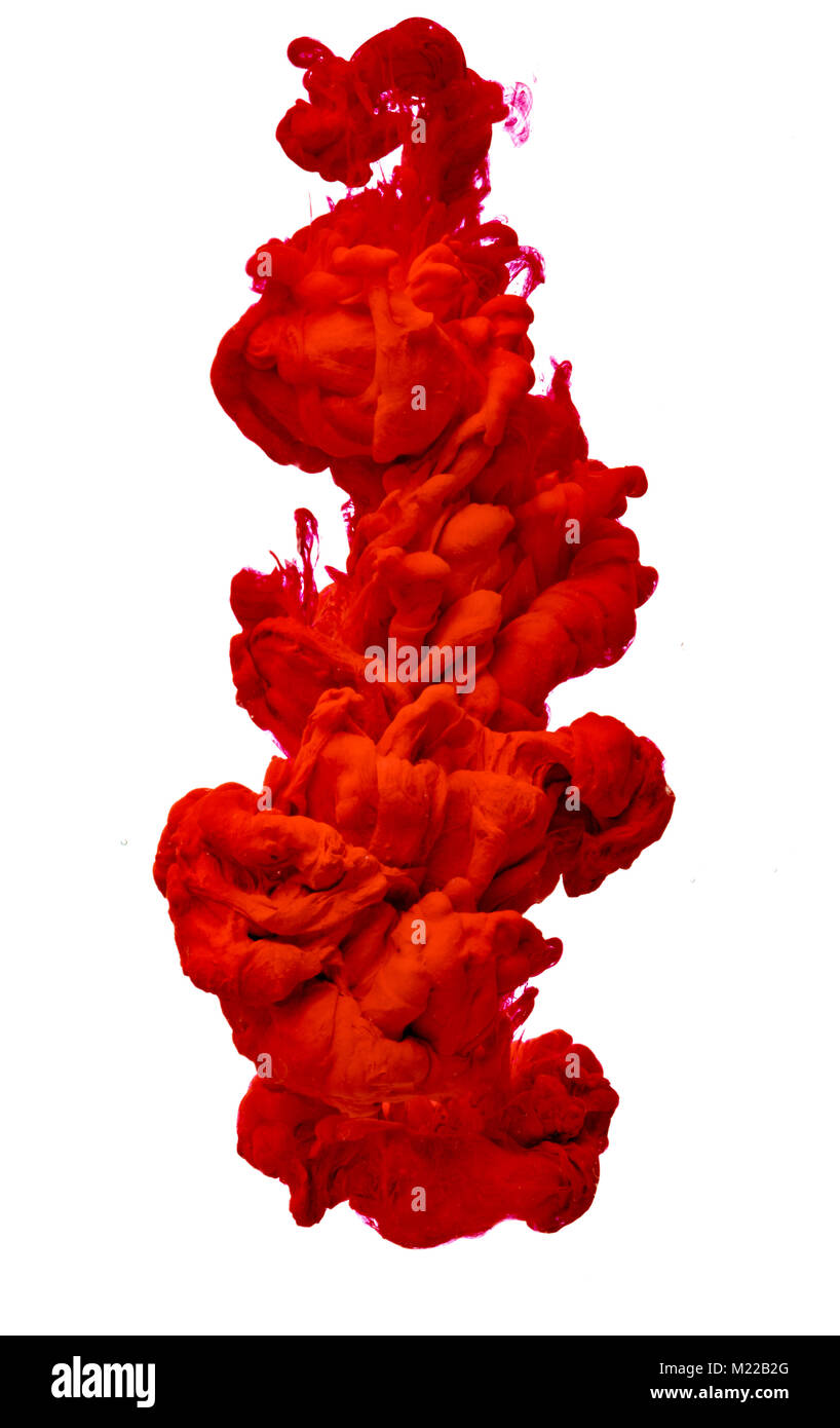 paint in water Stock Photo - Alamy