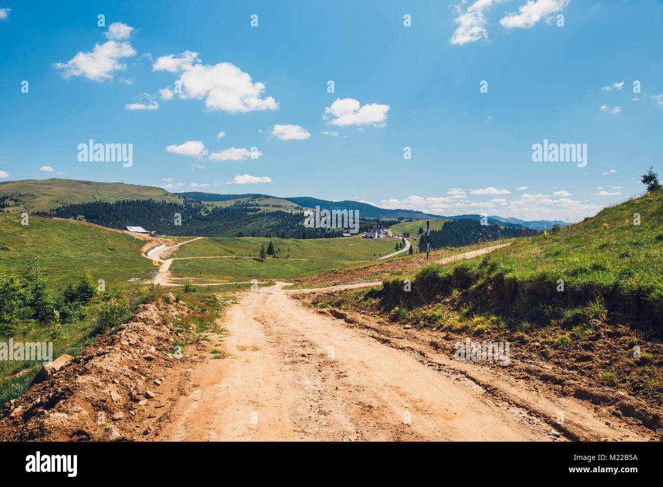 Beautiful summer Landscapes of Rodna Mountains in eastern carpathians ...