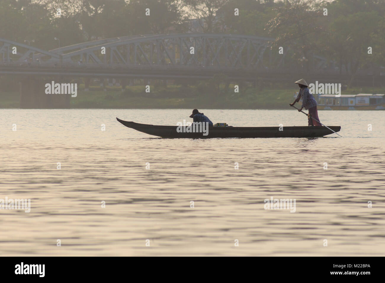 A waterman on river Stock Photo - Alamy