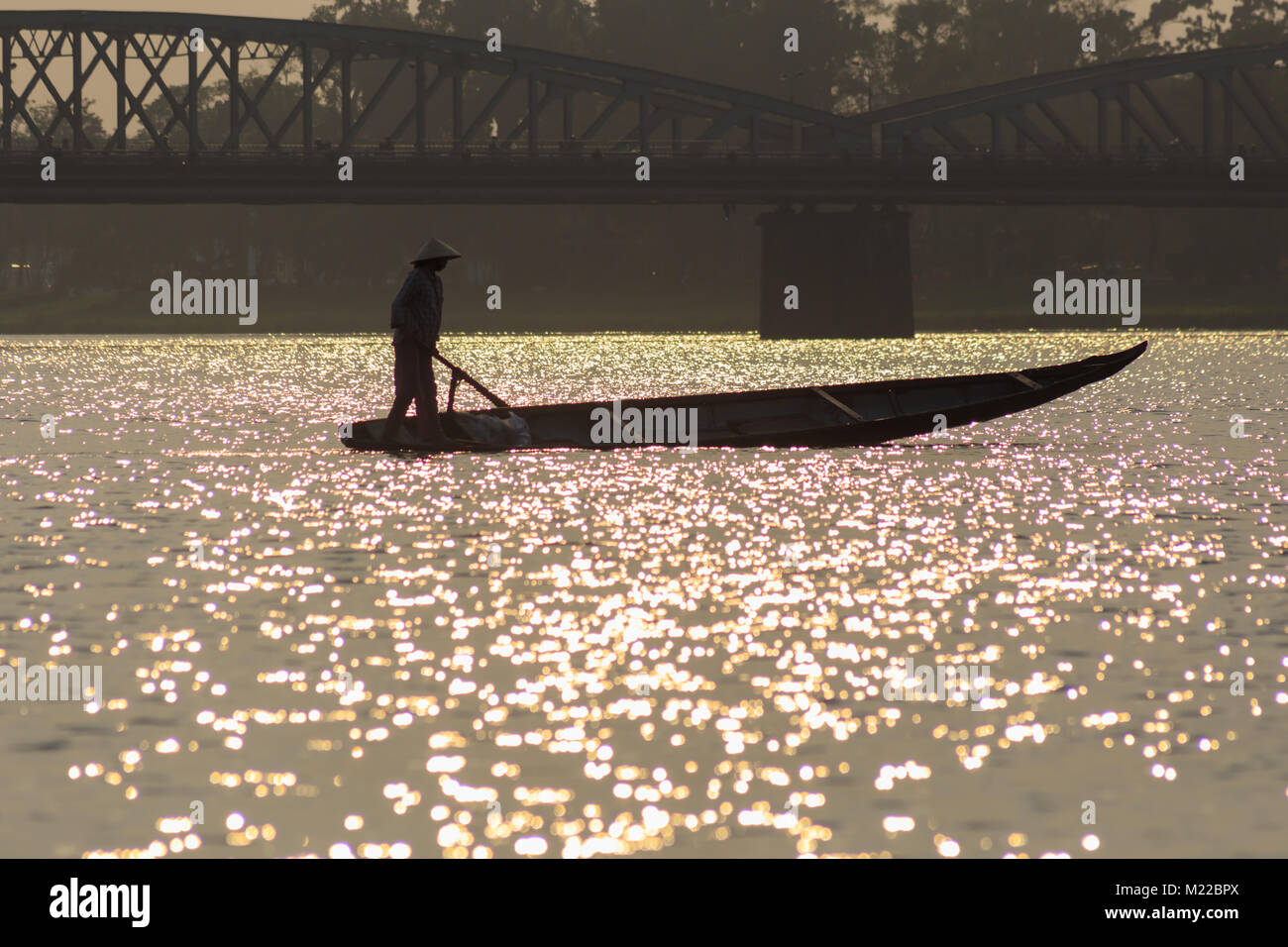 A waterman on river Stock Photo - Alamy