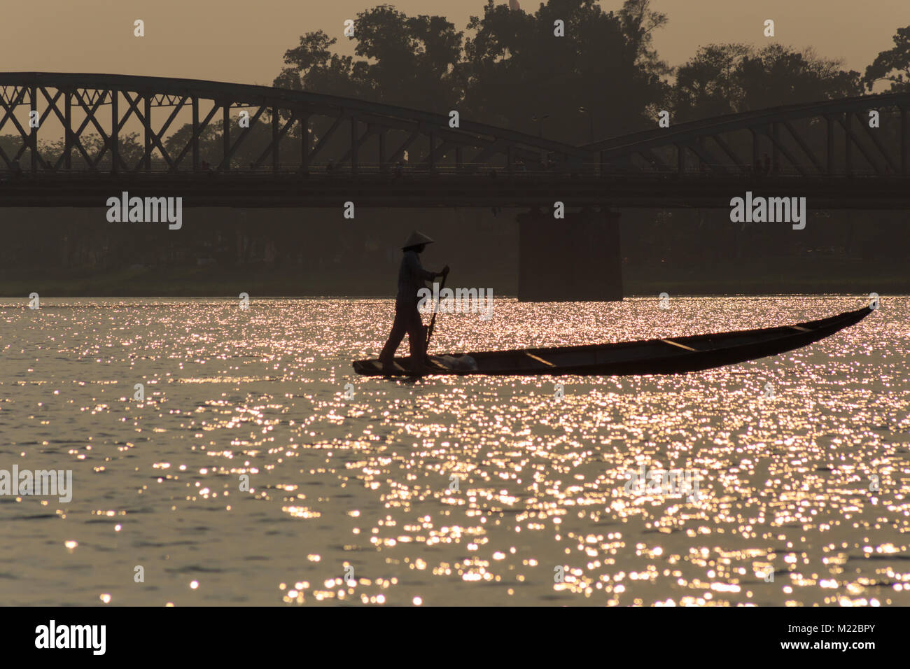 A waterman on river Stock Photo - Alamy