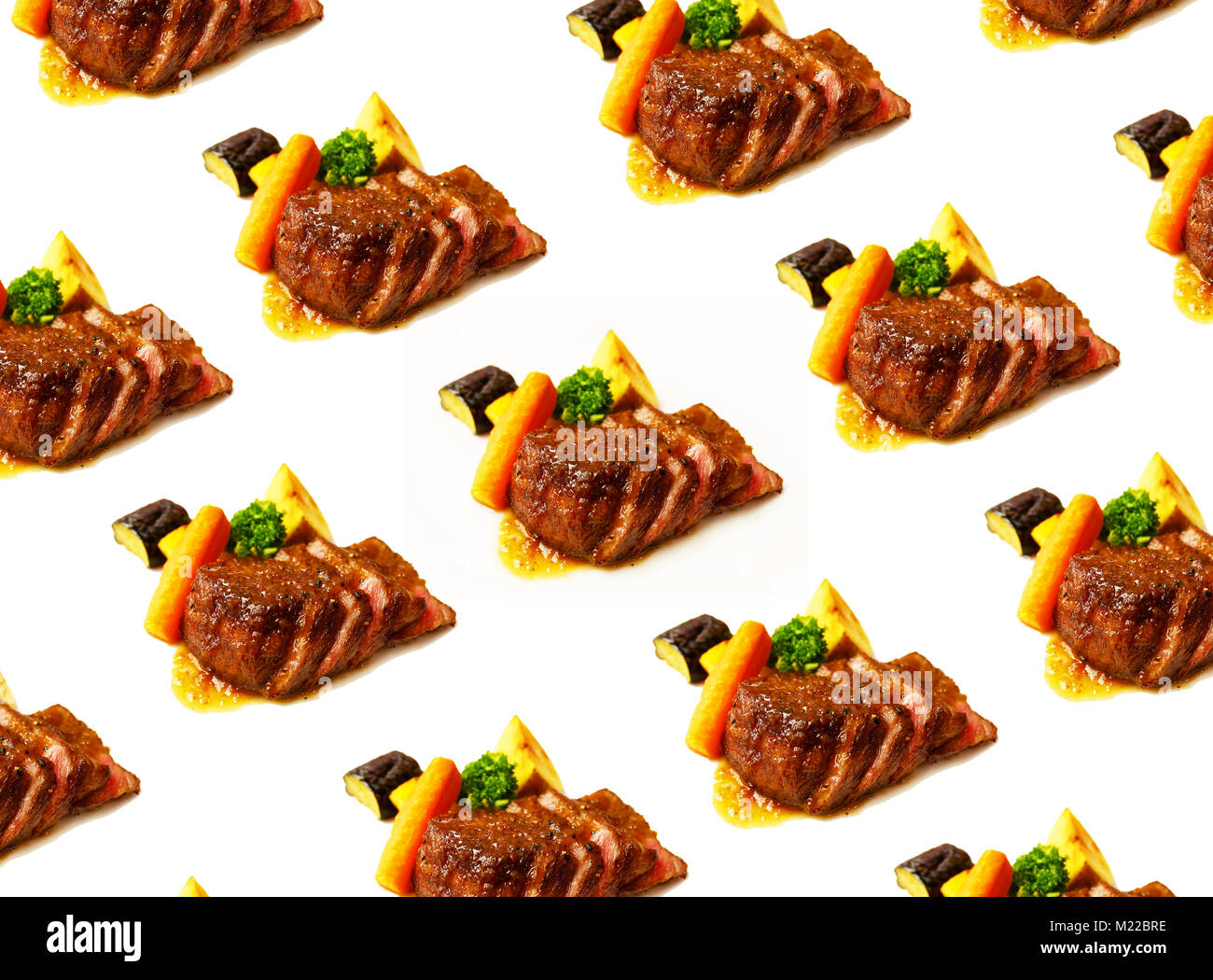 Medium rare juicy beef steak Stock Photo - Alamy