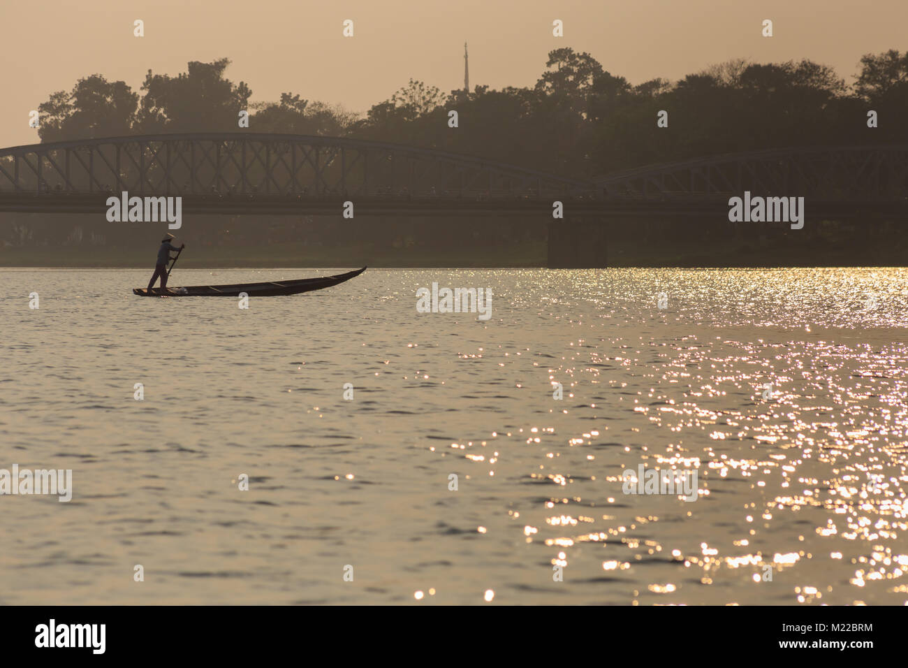 A waterman on river Stock Photo - Alamy