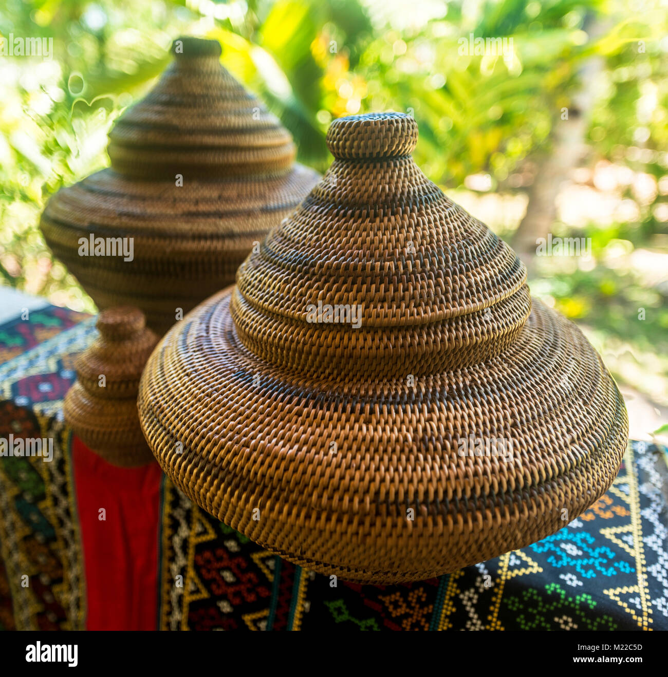 Pinikas products, woven from nito, a disappearing art, native to ...