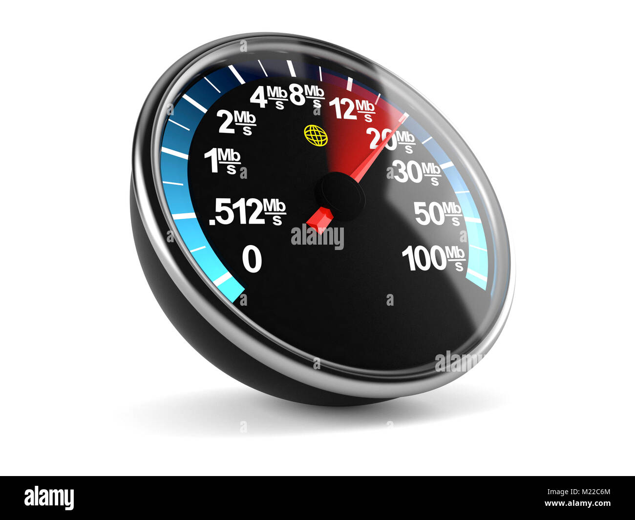 Network speed concept isolated on white background Stock Photo - Alamy