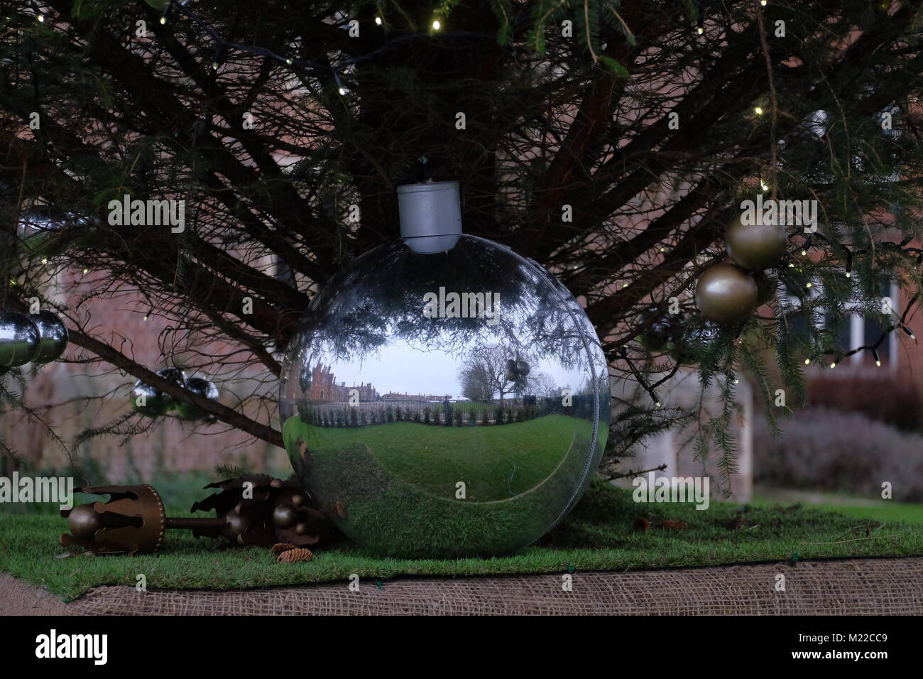 giant christmas bauble Stock Photo - Alamy
