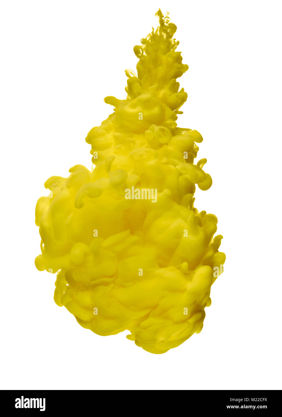 Yellow acrylic ink in Cut Out Stock Images & Pictures - Alamy