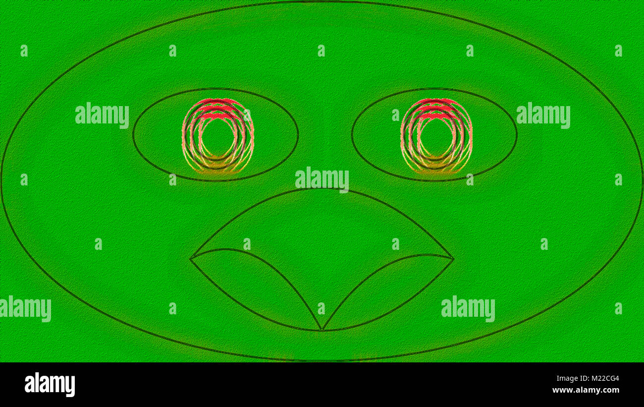 Abstract birds head illustration Stock Photo - Alamy