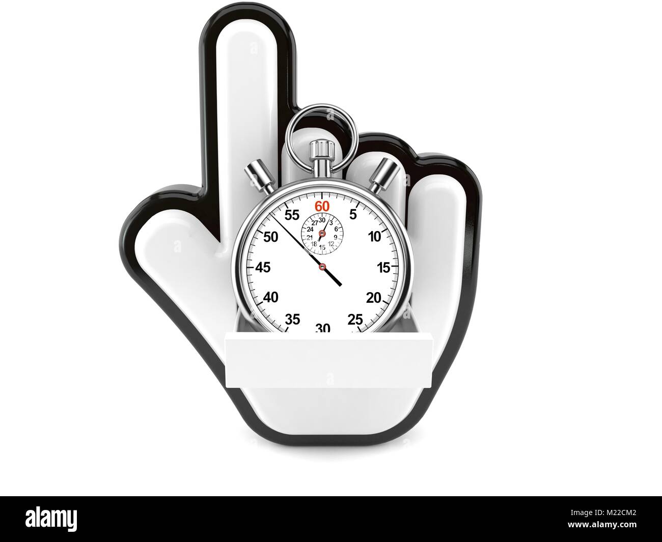 Stopwatch with internet cursor isolated on white background Stock Photo ...
