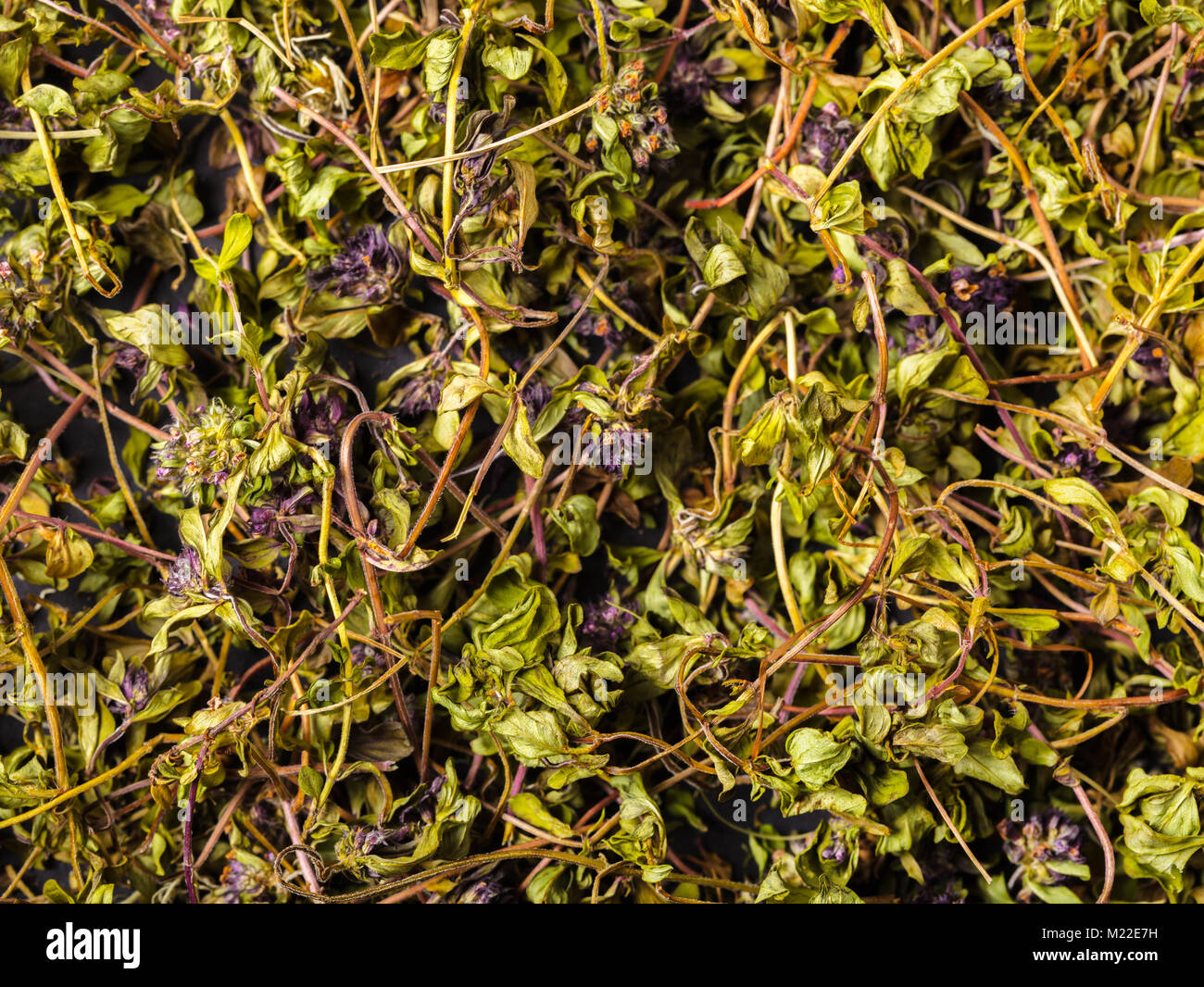 background food, texture of dry green tea Stock Photo - Alamy
