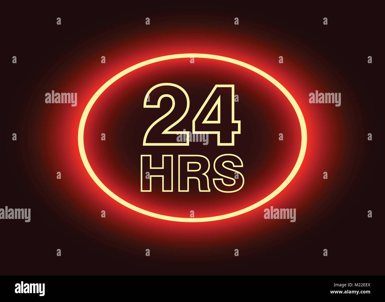 Open all hours show Stock Vector Images - Alamy