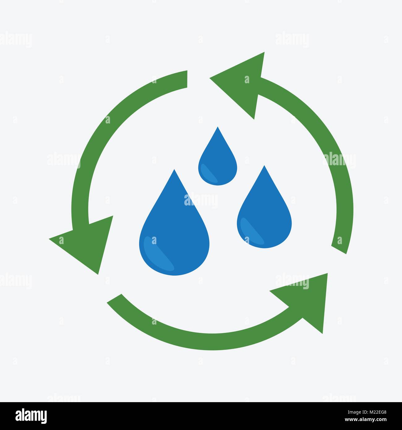 Water cycle Stock Vector Images - Alamy