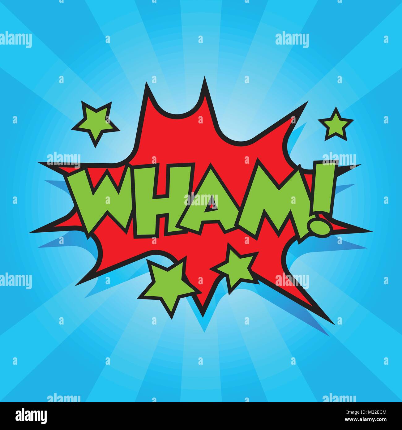 Wham comic sound effects. Sound bubble speech with word and comic ...