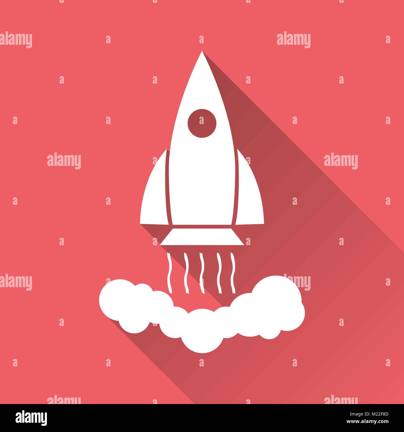 Rocket vector pictogram icon. Simple flat pictogram for business ...