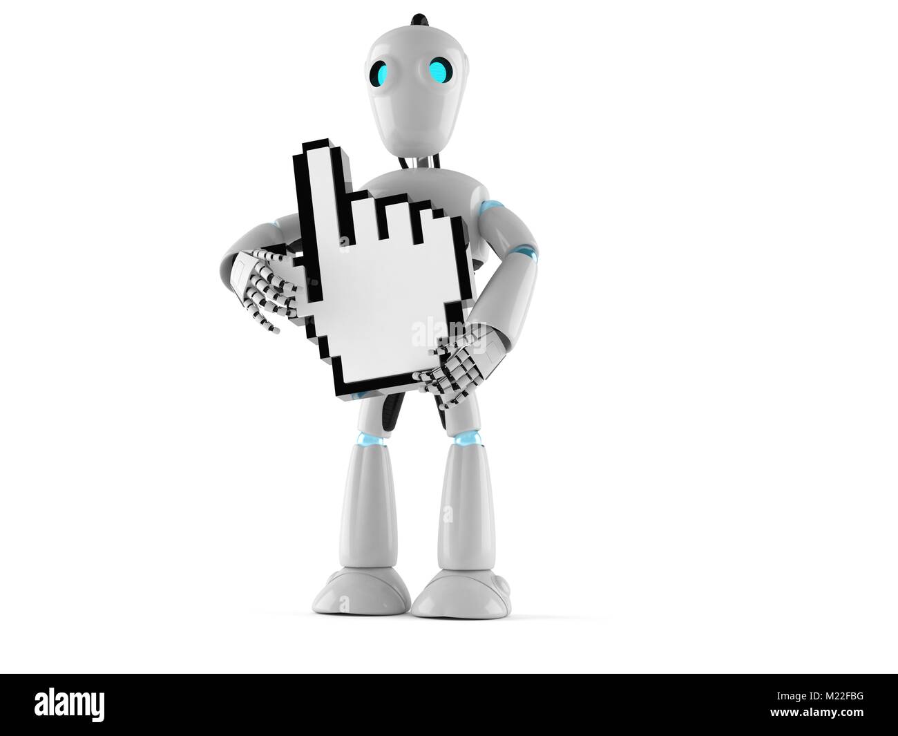 Android isolated on white background Stock Photo - Alamy
