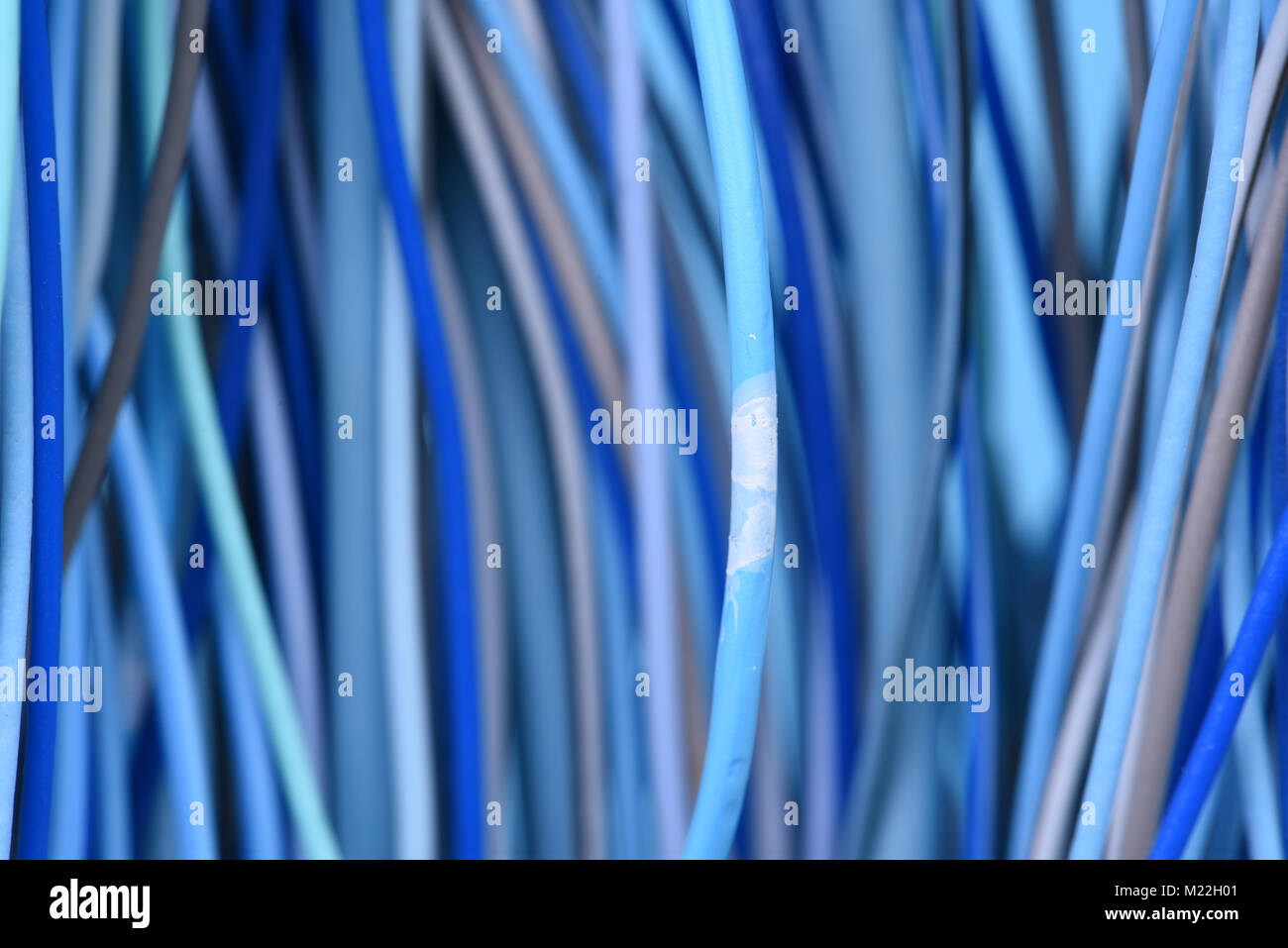 Colored electrical wire as background Stock Photo - Alamy