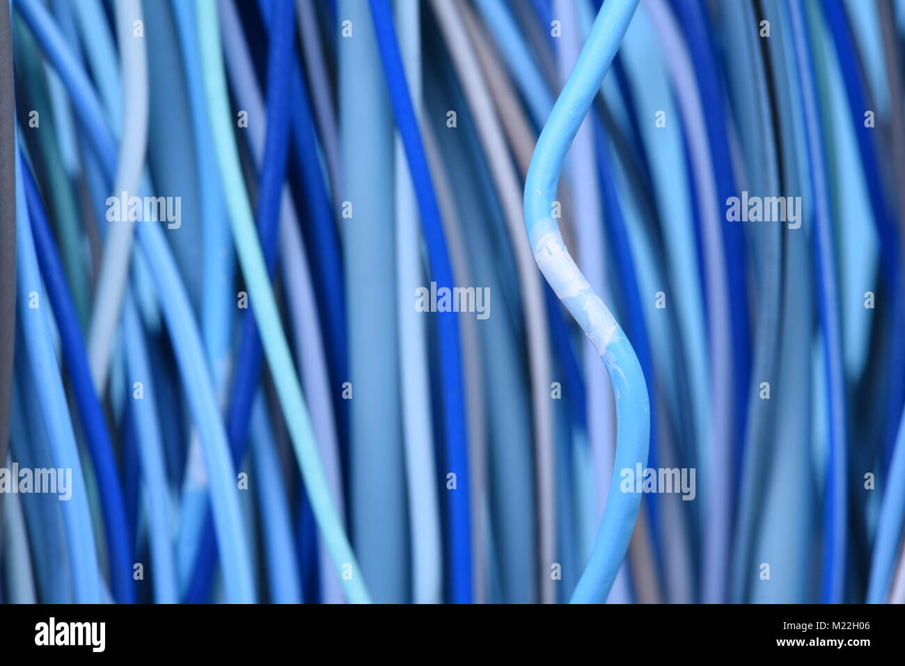 Colored electrical wire as background Stock Photo - Alamy