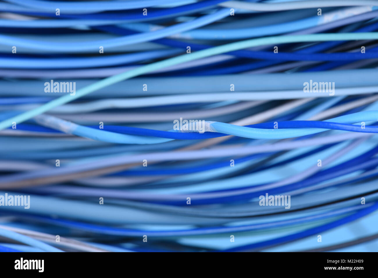 Colored electrical wire Stock Photo - Alamy