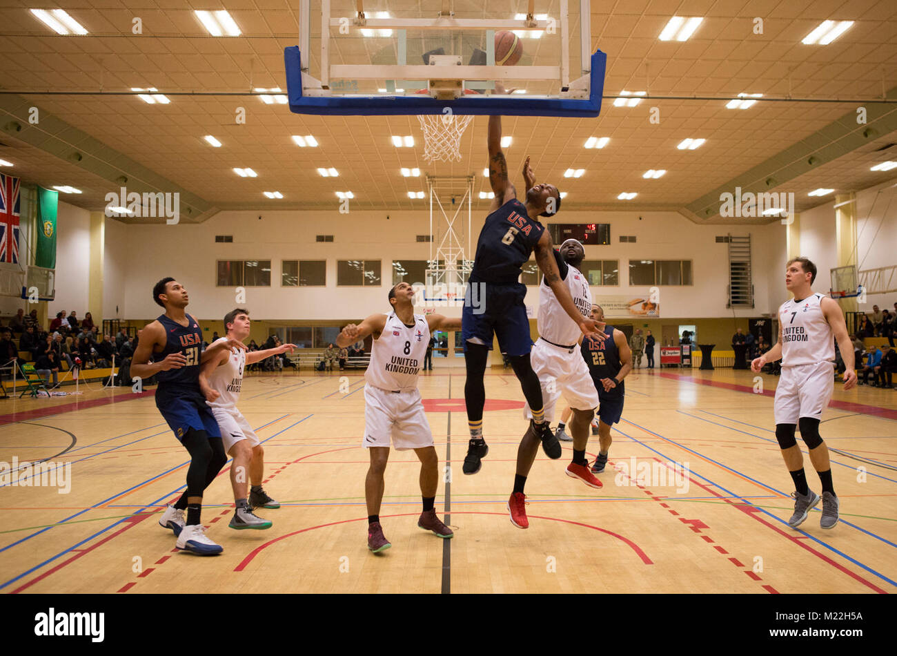 SHAPE, Belgium (Nov. 29, 2017) United States Armed Forces Basketball ...