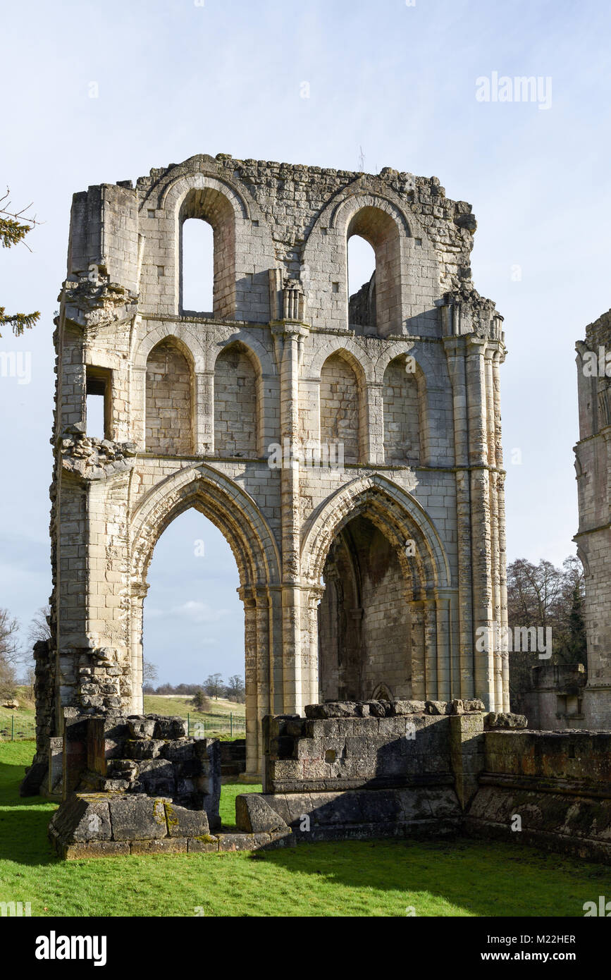 Roche Abbey Gothic remains Maltby South Yorkshire,UK Stock Photo - Alamy