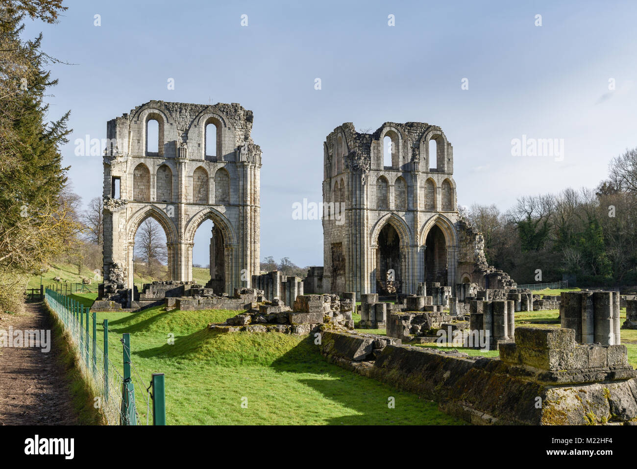 Roche Abbey Gothic remains Maltby South Yorkshire,UK Stock Photo - Alamy